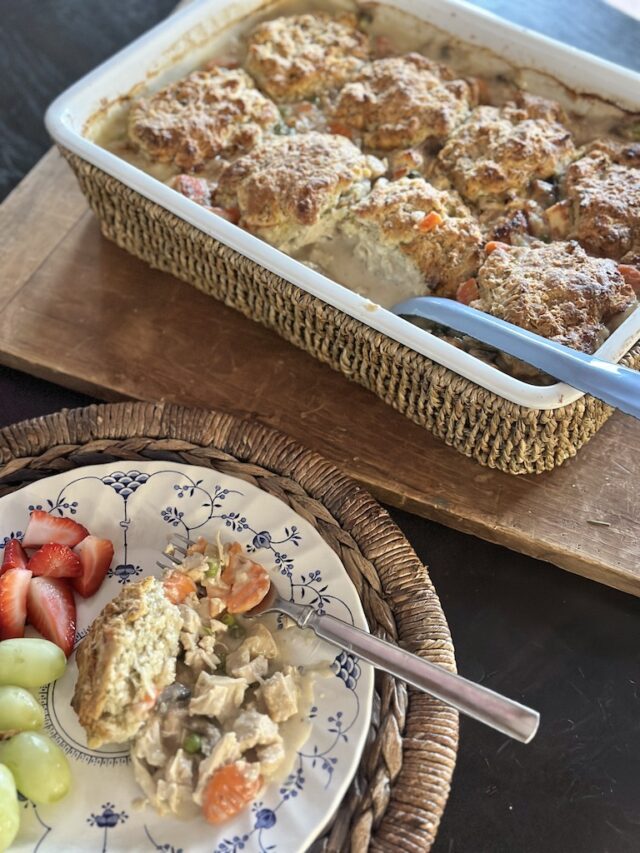 Easy Chicken Pot Pie With Yummy Dumpling Topping