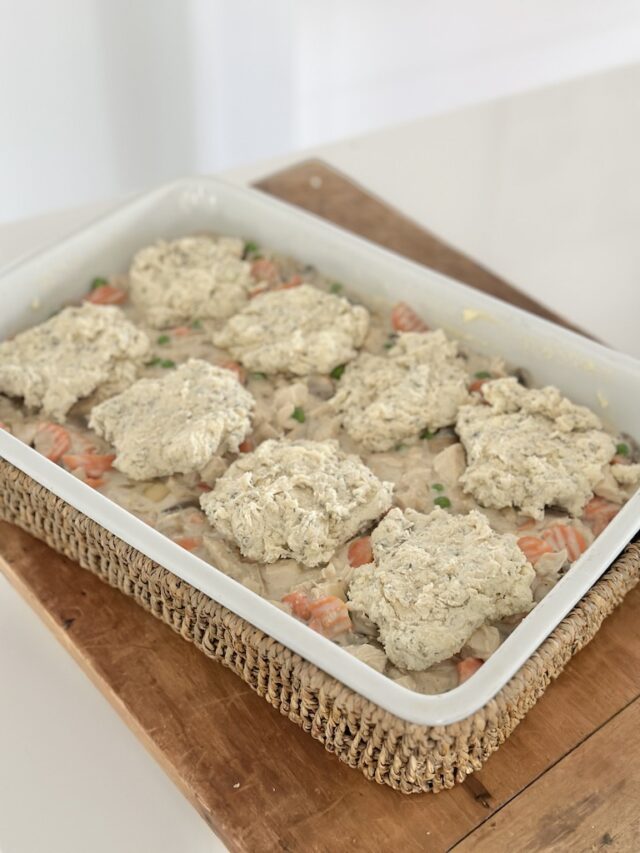 Easy Chicken Pot Pie With Yummy Dumpling Topping