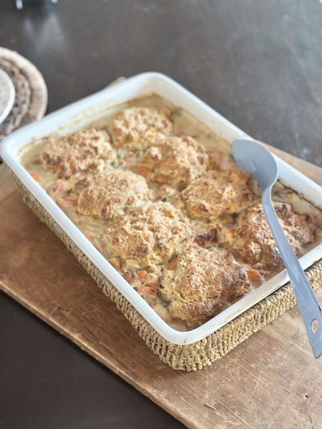 Easy Chicken Pot Pie With Yummy Dumpling Topping