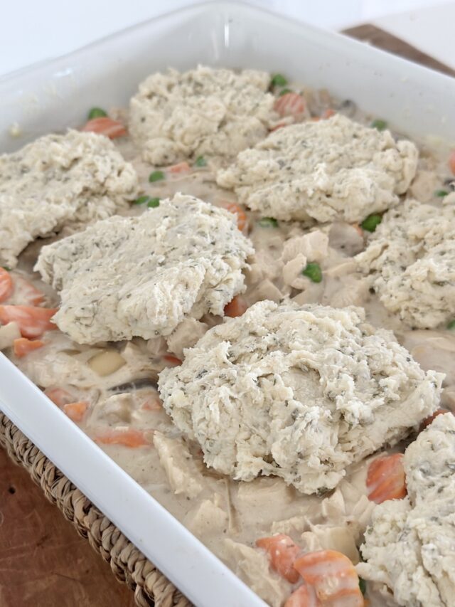 Easy Chicken Pot Pie With Yummy Dumpling Topping