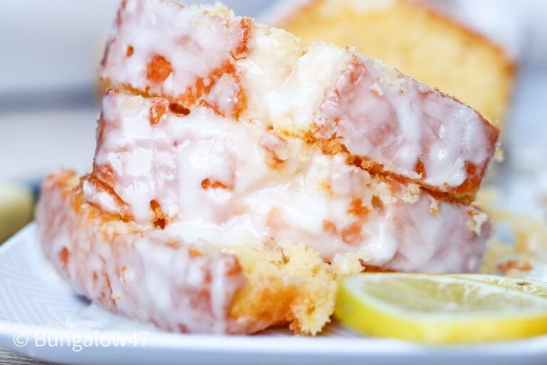 The Easiest + Most Delicious Lemon Drizzle Loaf Cake